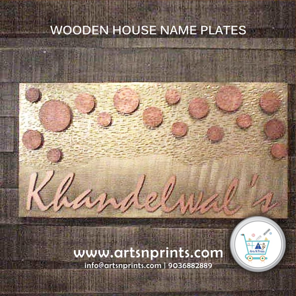 Wooden name plates artsNprints.com Krishna | https://artsnprints.com ...