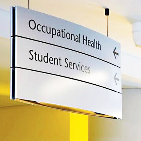 Suspended Modular Signs