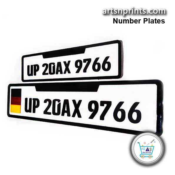 Number Plates | https://artsnprints.com | Printing & Signage Solutions ...