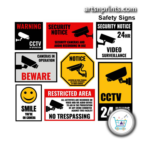 Safety Signs | https://artsnprints.com | Printing & Signage Solutions ...