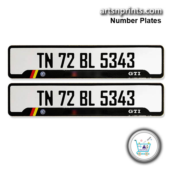 Number Plates | https://artsnprints.com | Printing & Signage Solutions ...