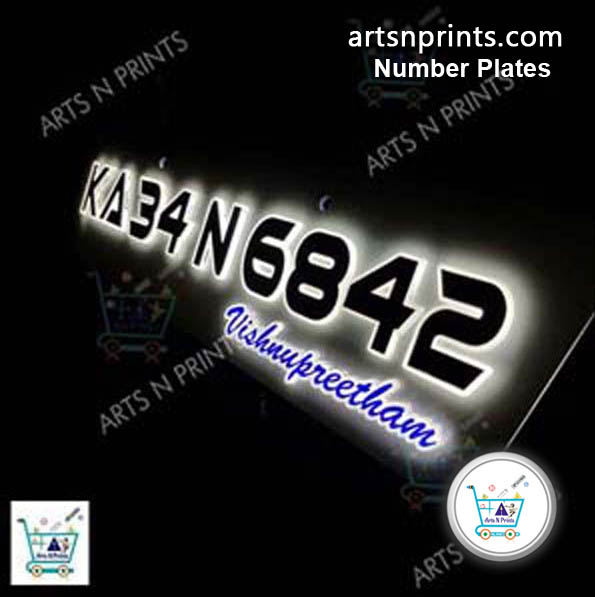 Number Plates | https://artsnprints.com | Printing & Signage Solutions ...